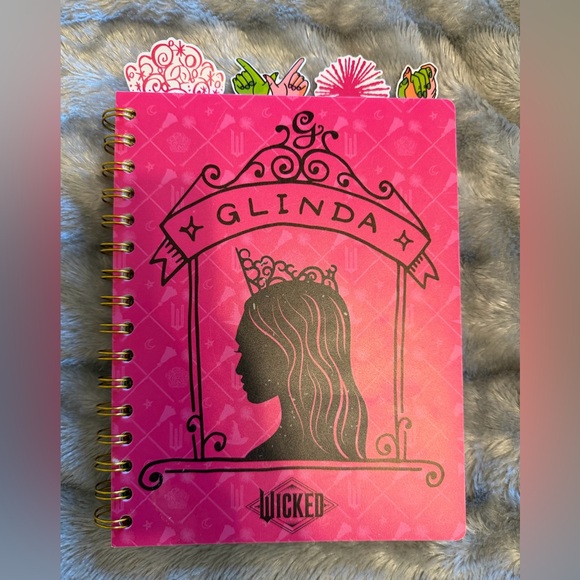 Universal Studio | Office | Wickedglinda Pink Spiral Notebook 96 Sheets ...
